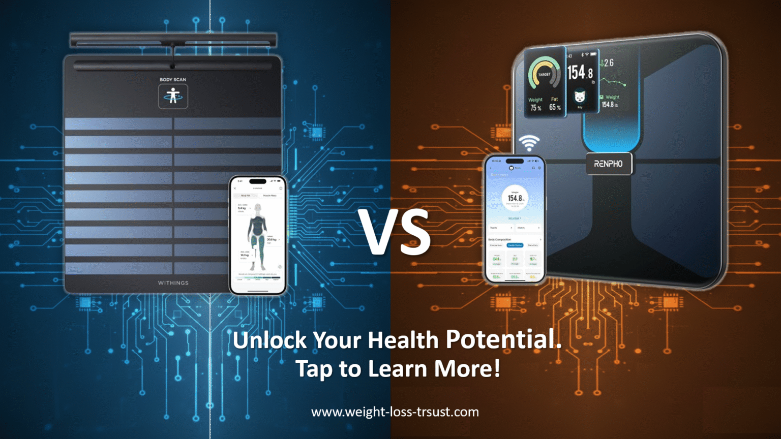 The Ultimate Smart Scale Showdown 2025: Withings Body Cardio vs. RENPHO ...